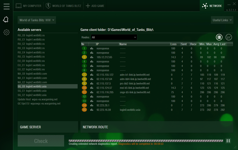 How to create a WGCheck report | World of Tanks Blitz