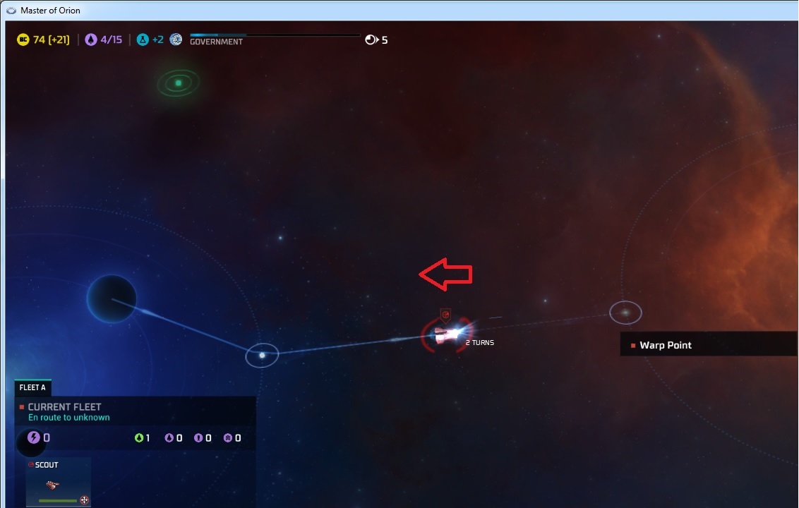 I accidentally entered a Star Path and I want... | Master of Orion