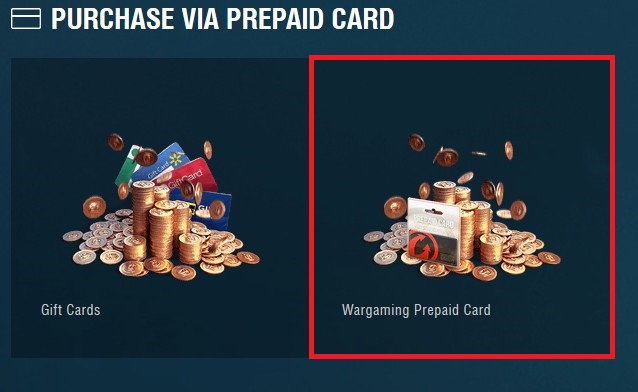 Pay via World of Warships prepaid card | World of Warships